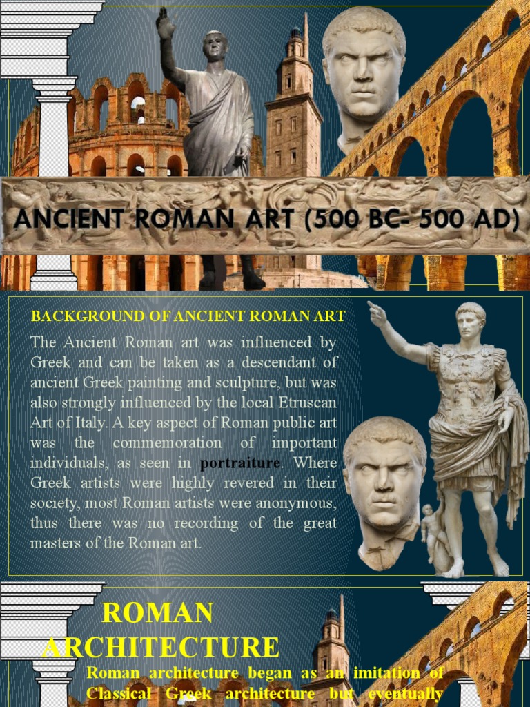 History of Art (4 Ancient Roman Art) | PDF | Paintings | Sculpture
