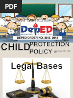 Deped Child Protection Policy | PDF | Psychological Abuse | Violence