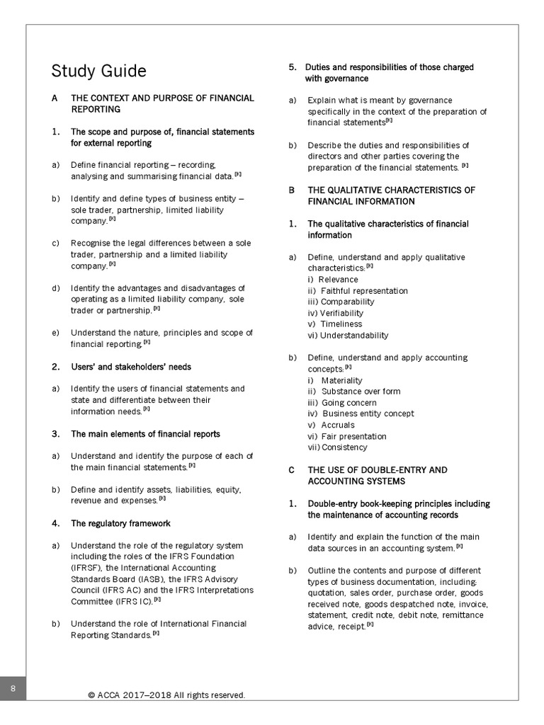 FFA-study Guide. | PDF | Bookkeeping | Depreciation