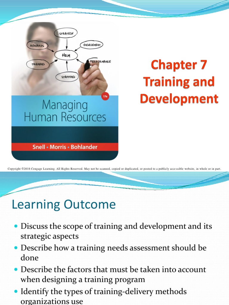 Topic 5 Training and Development | PDF | Needs Assessment | Learning