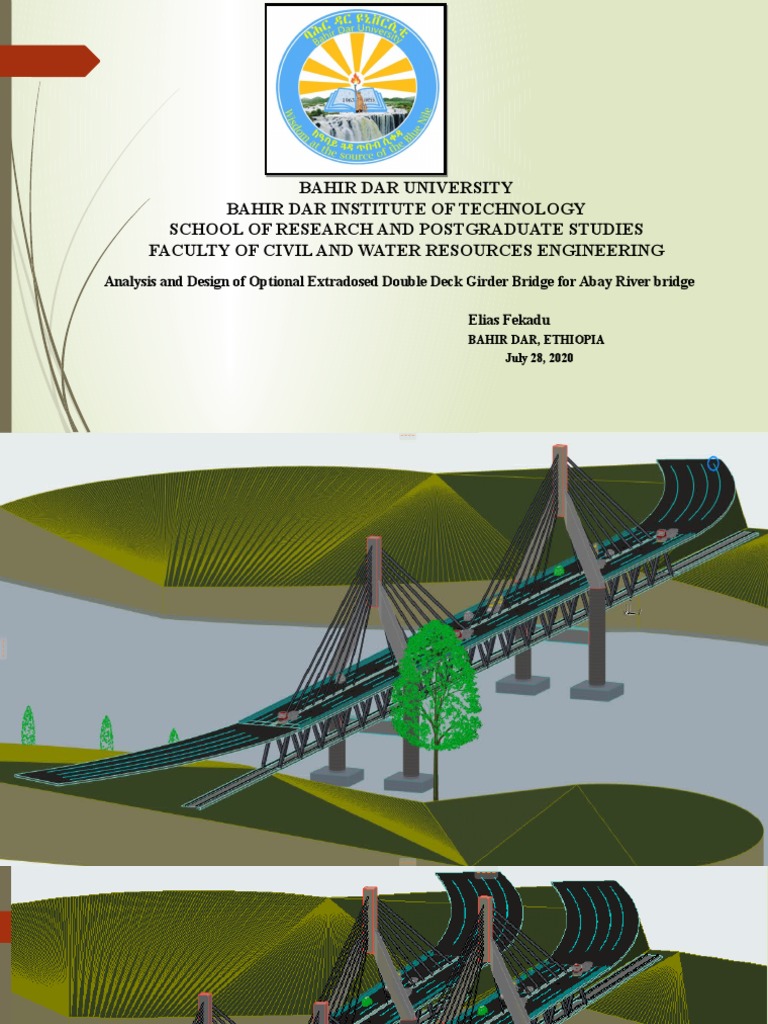 Extradosed Girder Bridge Design Study | PDF | Truss | Beam (Structure)
