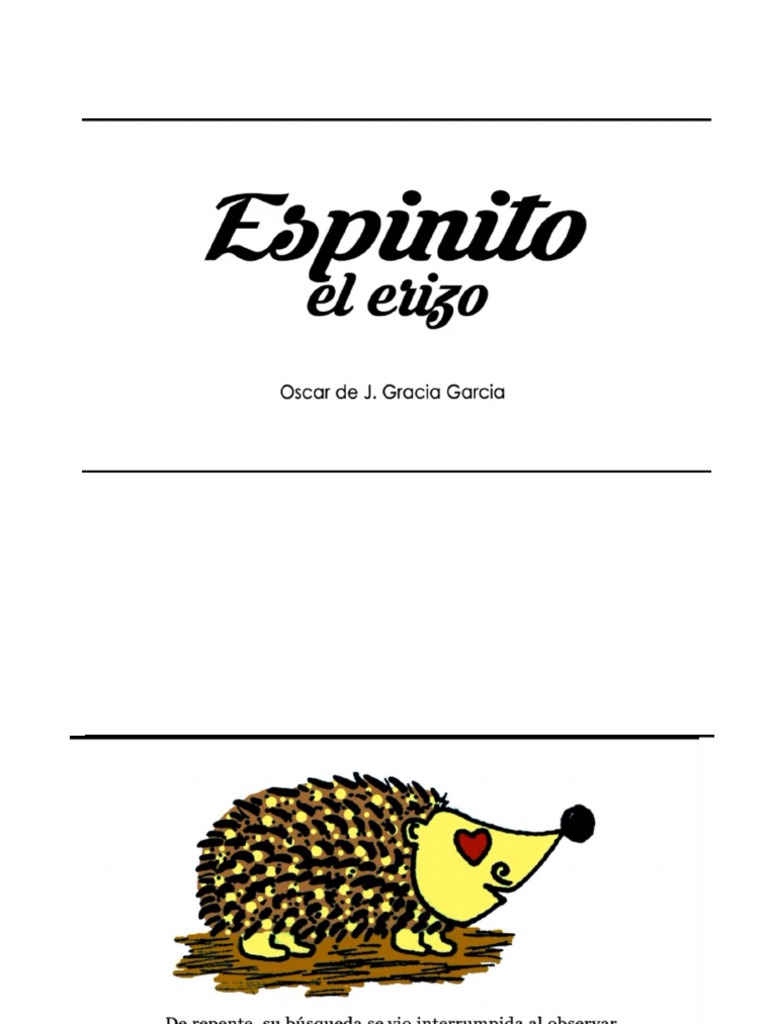 Espinito El Erizo Pdf Pdf