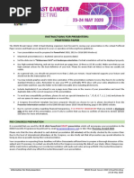 ESMO 2025 Abstract Submission Guidelines | PDF | Cancer | Abstract ...