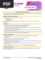 ELCC 2025 Poster Display Instructions | PDF | Poster