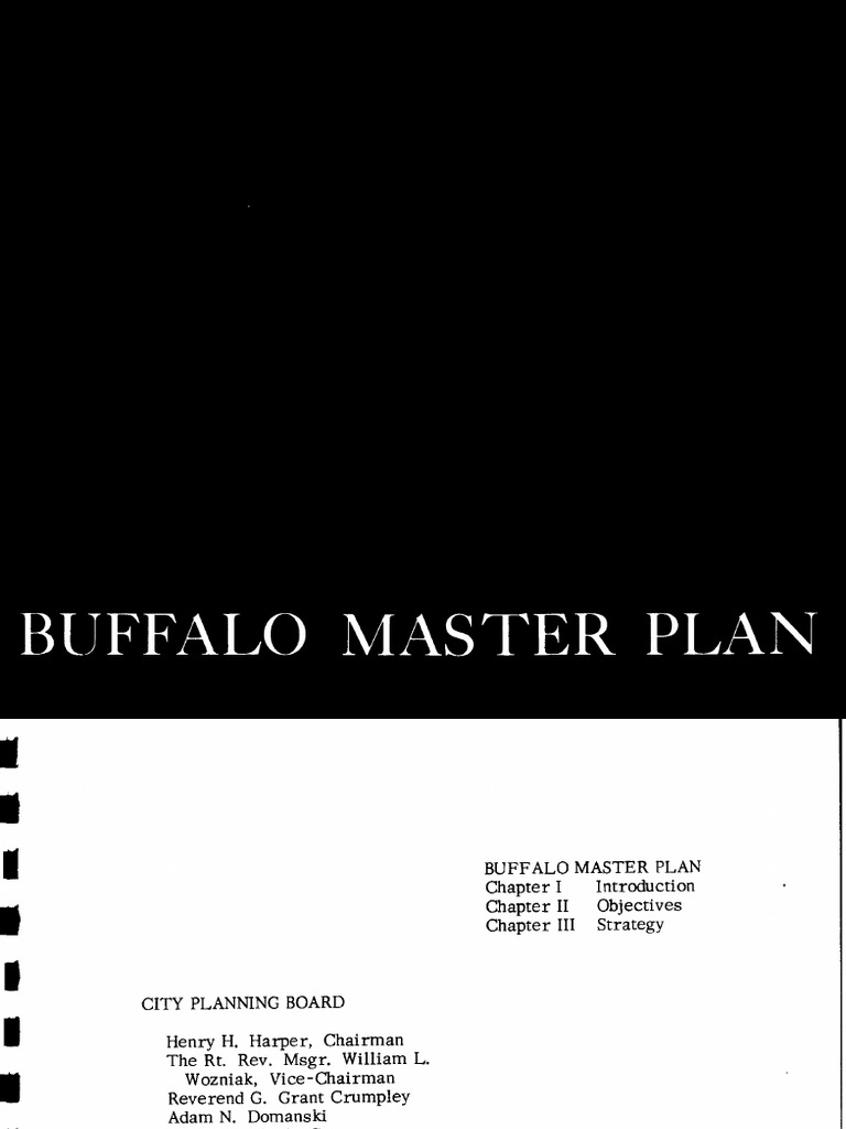 Buffalo Urban Development Master Plan | PDF