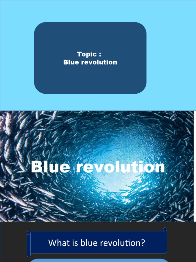 Blue Revolution | PDF | Aquaculture | Agriculture