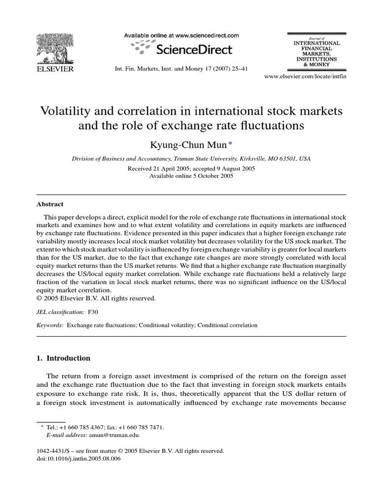 FX PDF | PDF | Exchange Rate | Correlation And Dependence