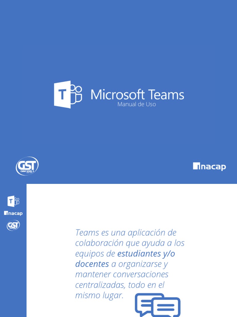 Manual Microsoft Teams PDF | PDF | Chat en linea | Usuario (informática)
