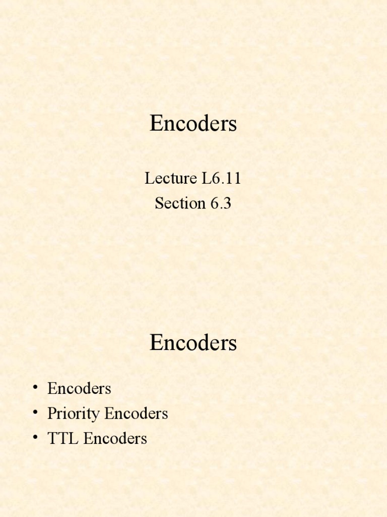 Encoders Circuit | PDF | Computer Hardware | Electronic Design