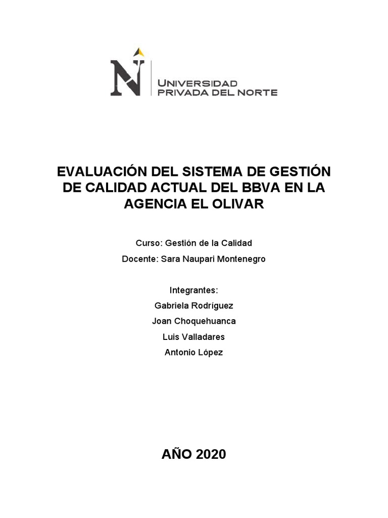 Mejora de Atención al Cliente en BBVA | PDF | Sistema de manejo de ...