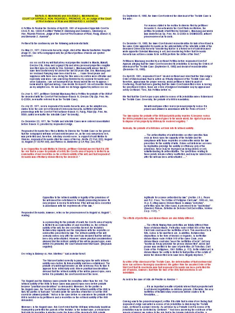 Hon. Ricardo Pronove, Judge of The Court of First Instance of Rizal, Pasig, Branch XI, and ...