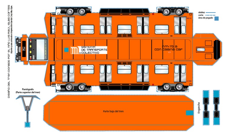 Modelos de tren NM-73 armables | PDF