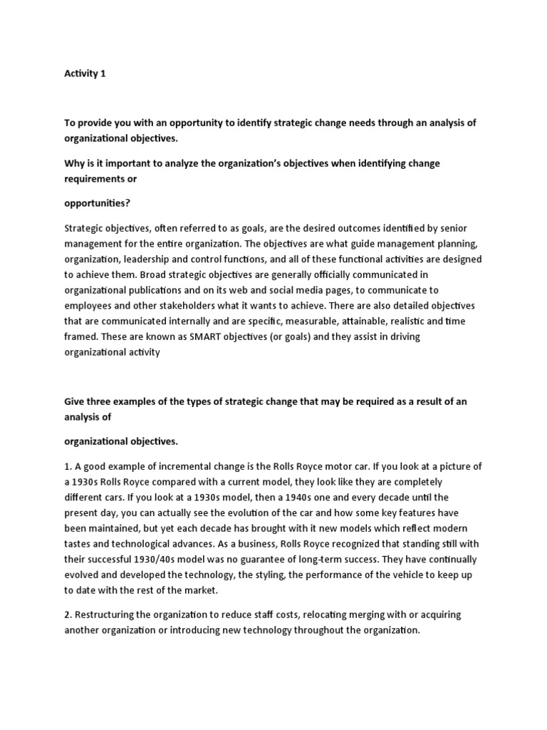 Newactivities | PDF | Change Management | Goal