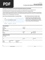 ATB Direct Deposit Form | PDF | Finance & Money Management | Politics