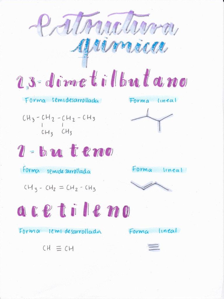 Estructura Química del 2,3-Dimetilbutano | PDF