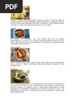 5 Comidas Xincas | PDF | Cocina occidental | Cocina