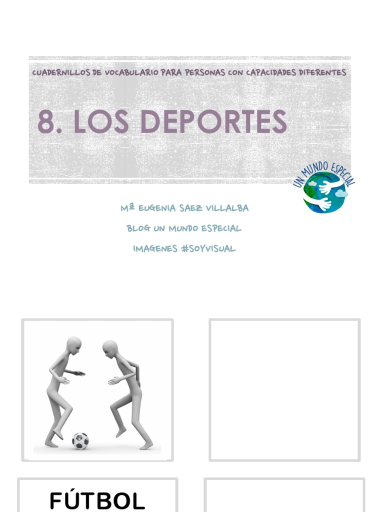 Cuadernillo Vocabulario Básico. Deportes | PDF