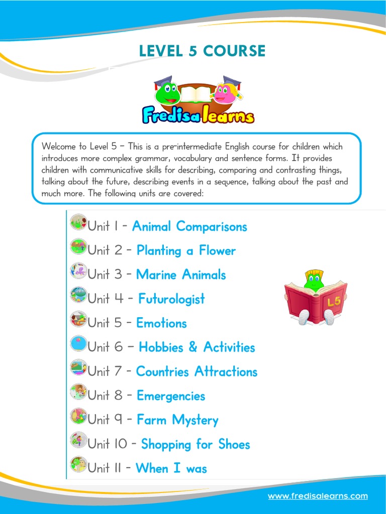 Level 5 Course Guide and Lessons | PDF