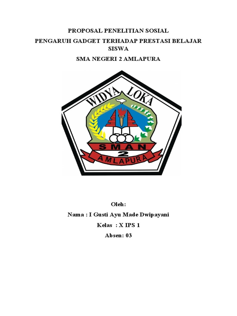 Proposal Penelitian Sosial Sosiologi | PDF | Karier & Perkembangan | Ilmu Sosial