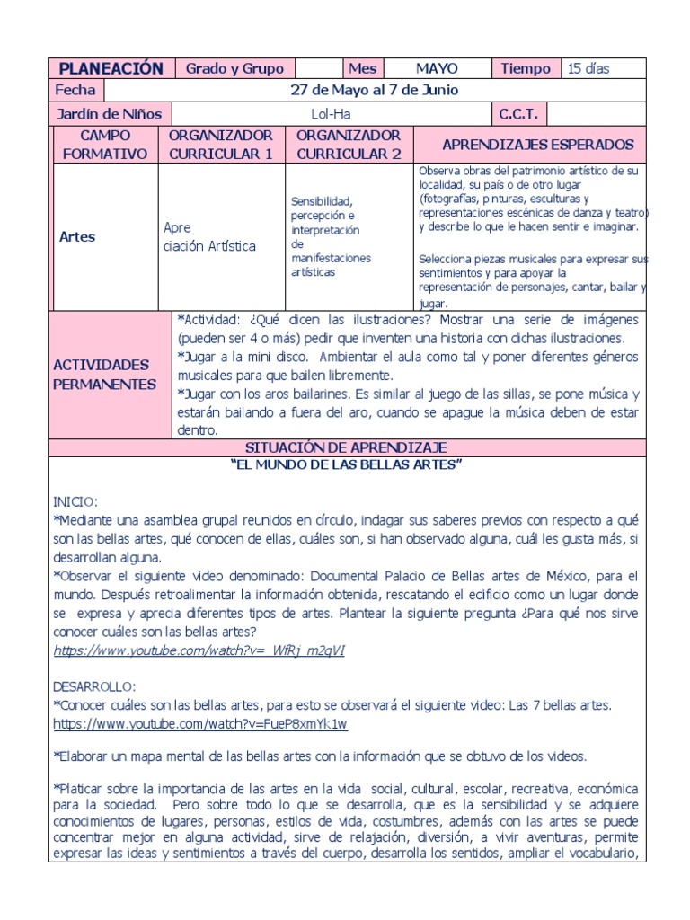 Las Bellas Artes (Situación) | PDF | Bailes | Escultura