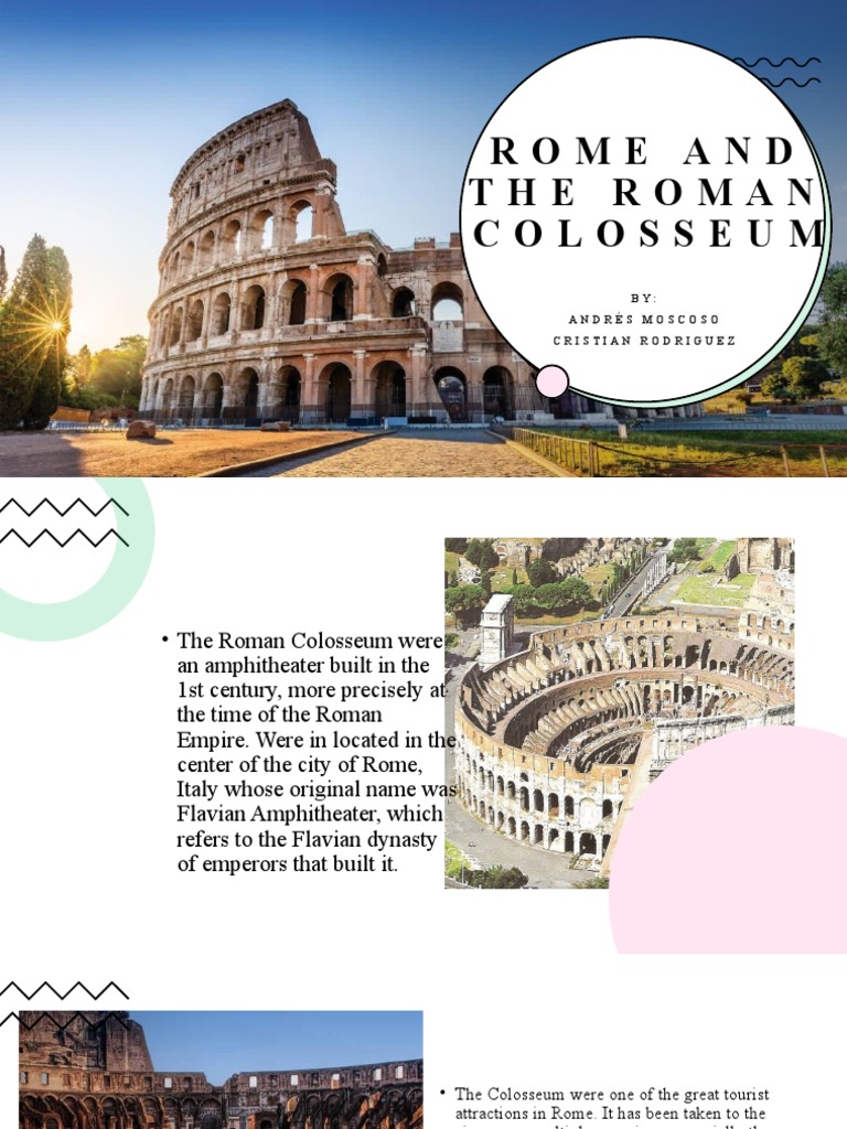 Rome and The Roman Colosseum | PDF