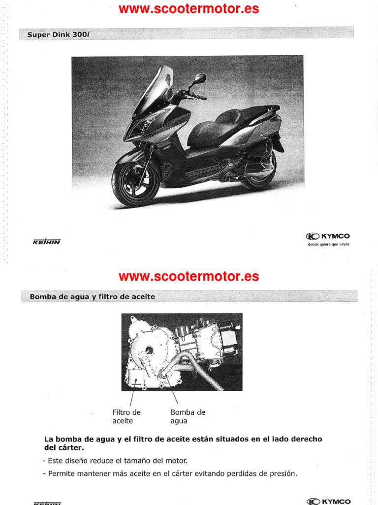 (TM) Kymco Manual de Taller Kymco Super Dink 2010 PDF | PDF