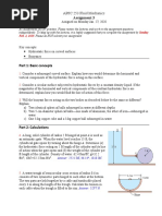 Fluid Mechanics Formulas | PDF | Fluid Dynamics | Pressure