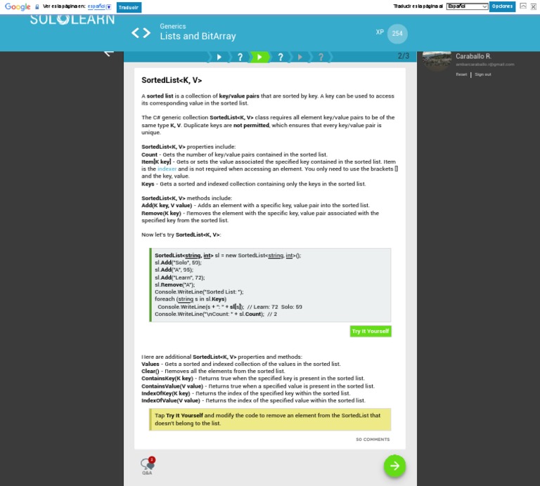 C# Tutorial - SoloLearn - Learn To Code For FREE! | PDF | C Sharp ...
