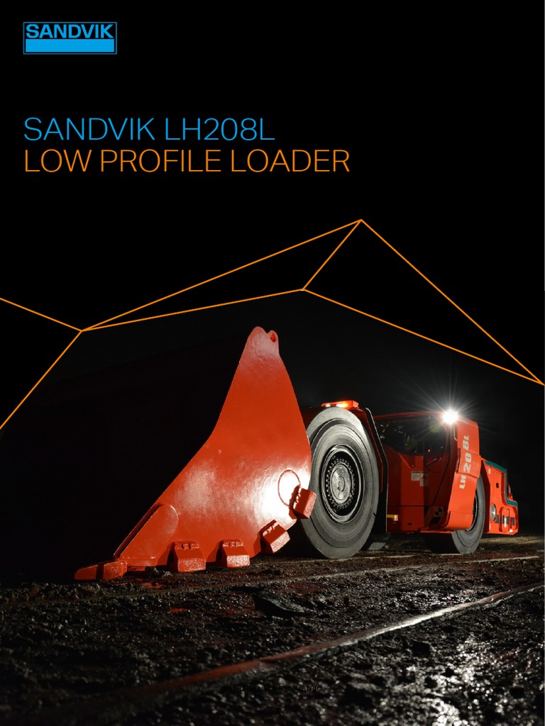 Sandvik Lh208L: Low Profile Loader | PDF | Transmission (Mechanics) | Brake
