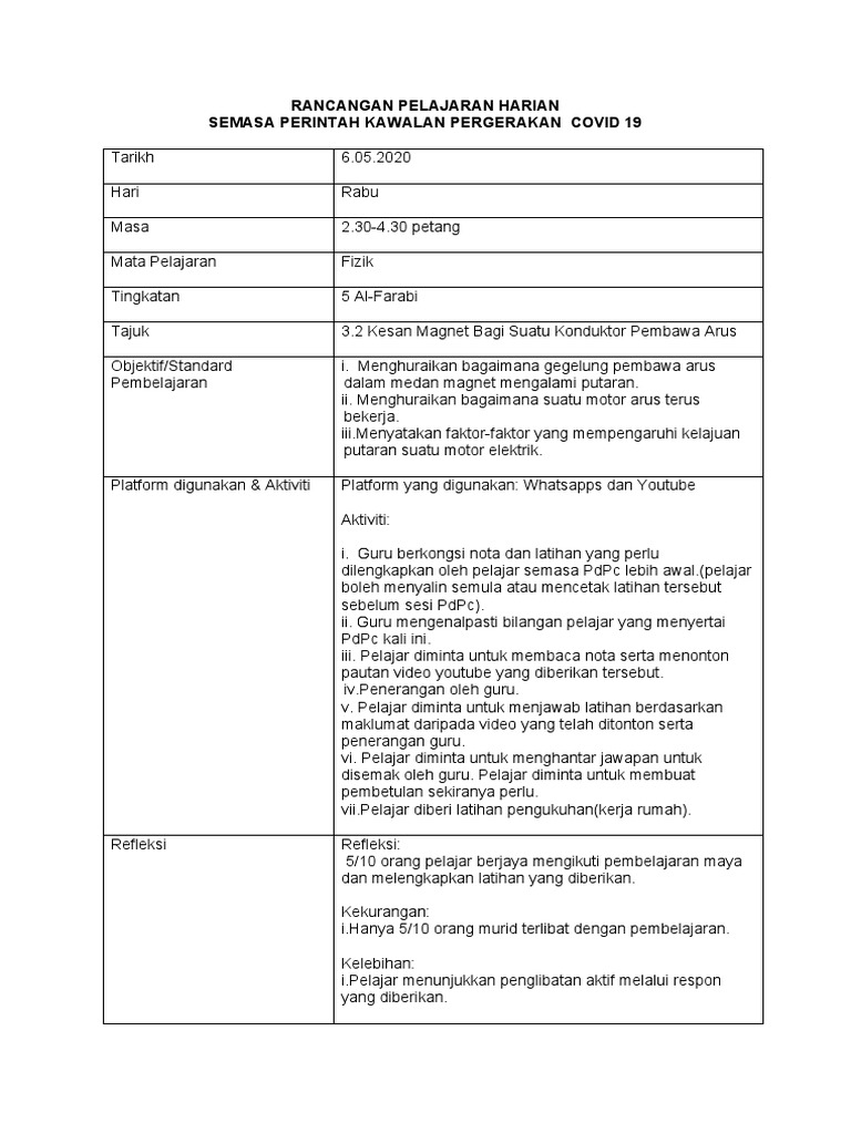 RPH PKP (Physics 5 Al Farabi-6.05) | PDF