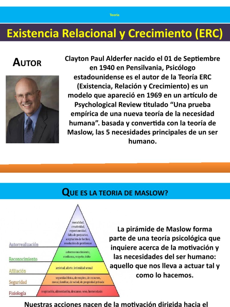 Teoria Erc | PDF | Ciencias del comportamiento | Sicología