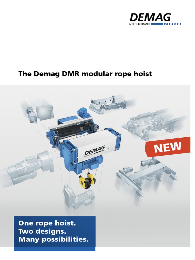 Demag DMR (Brochure) | PDF | Reliability Engineering | Crane (Machine)