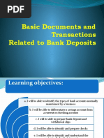 Fundamentals of Accountancy, Business and Management 2 | PDF | Transaction Account | Deposit Account
