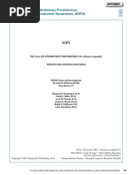 Escala de valoración de síntomas Psicoticos (PSYRATS) | PDF