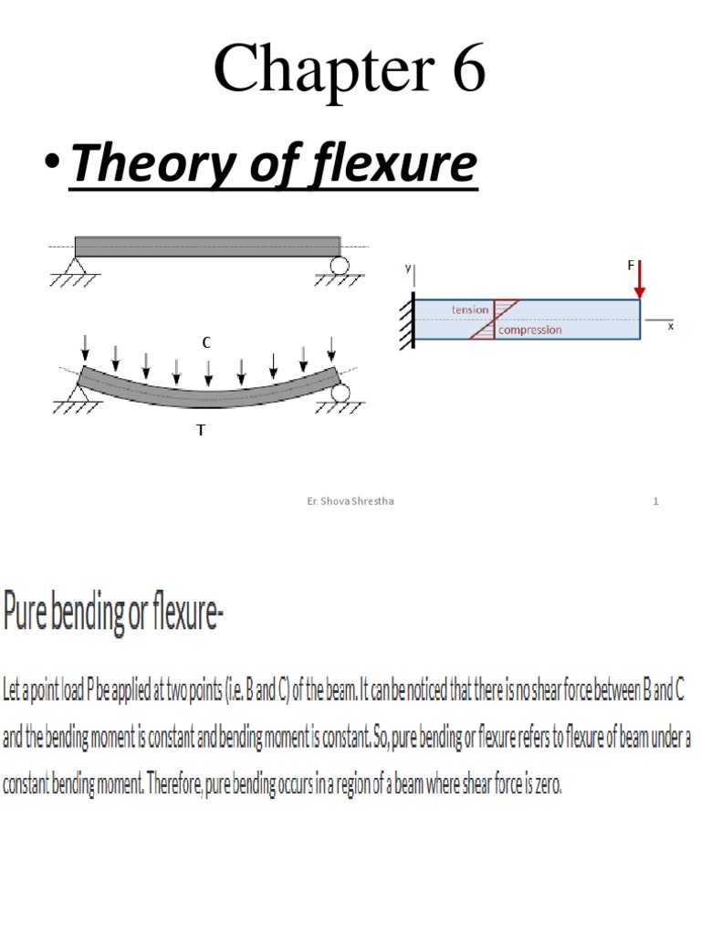 Flexure Theory and Shear Stress in Beams | PDF | Beam (Structure) | Bending