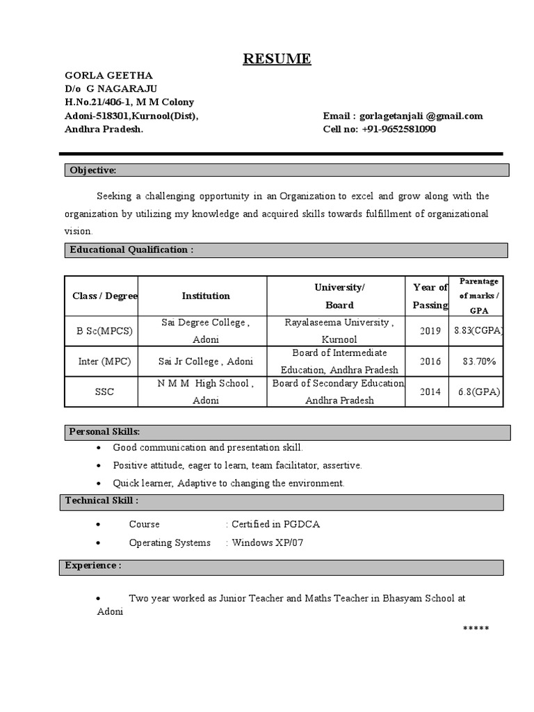 Resume: 8.83 (CGPA) | PDF | Communication | Behavior Modification