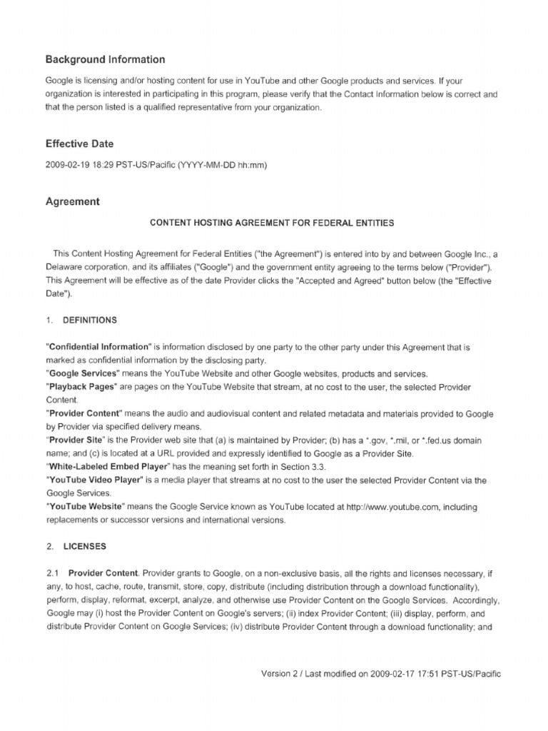 GSA Google Contract | PDF | You Tube | Websites