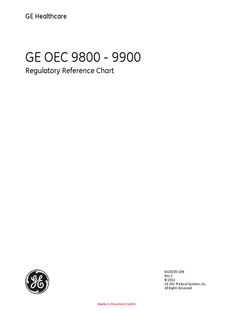 5415035-1EN Rev02 9800-9900 Regulatory Reference Chart PDF | PDF ...