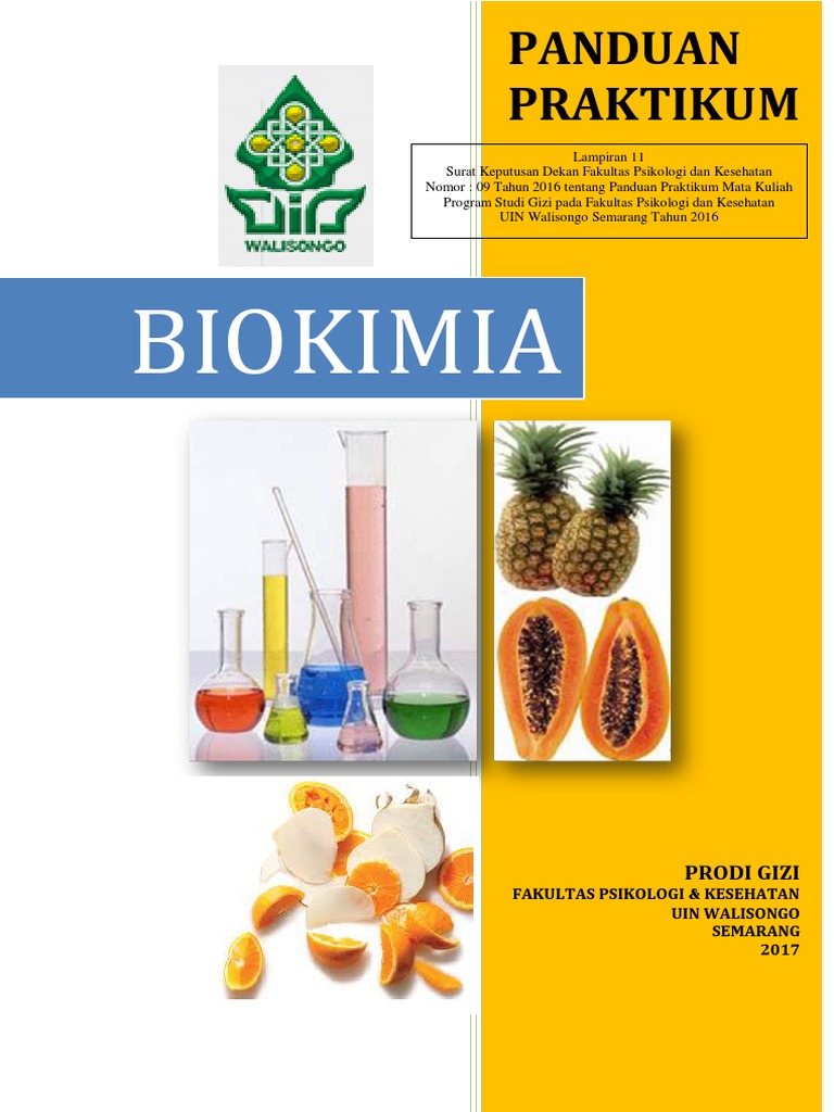 Panduan - Pr. BIokimia | PDF
