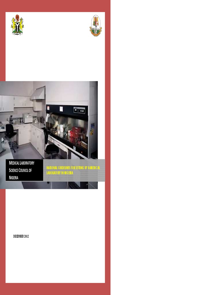 National Guidelines On Setting Up Medical Laboratory Pdf Pdf