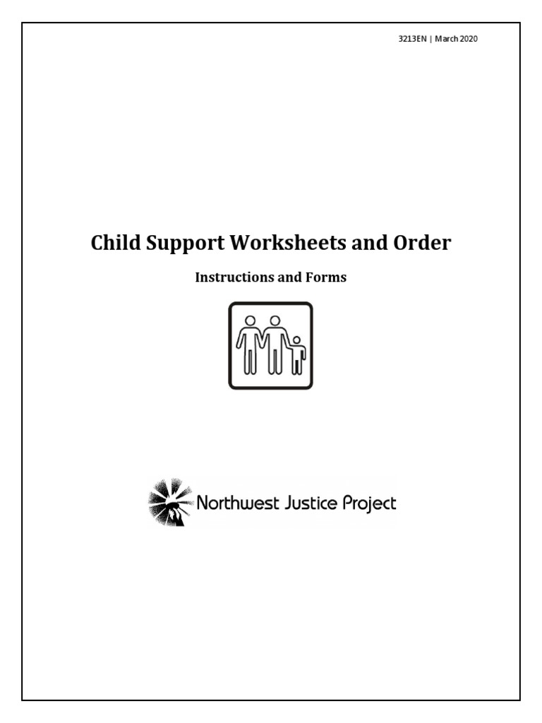 Child Support Packet Includes Forms | PDF | Child Support | Child Care
