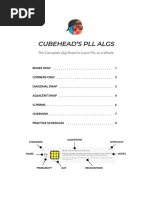 2-Look OLL and PLL Algorithms Guide | PDF | Teaching Methods ...
