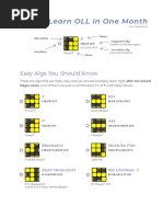 Cubehead'S PLL Algs: The Complete Alg-Sheet To Learn PLL As A Whole ...