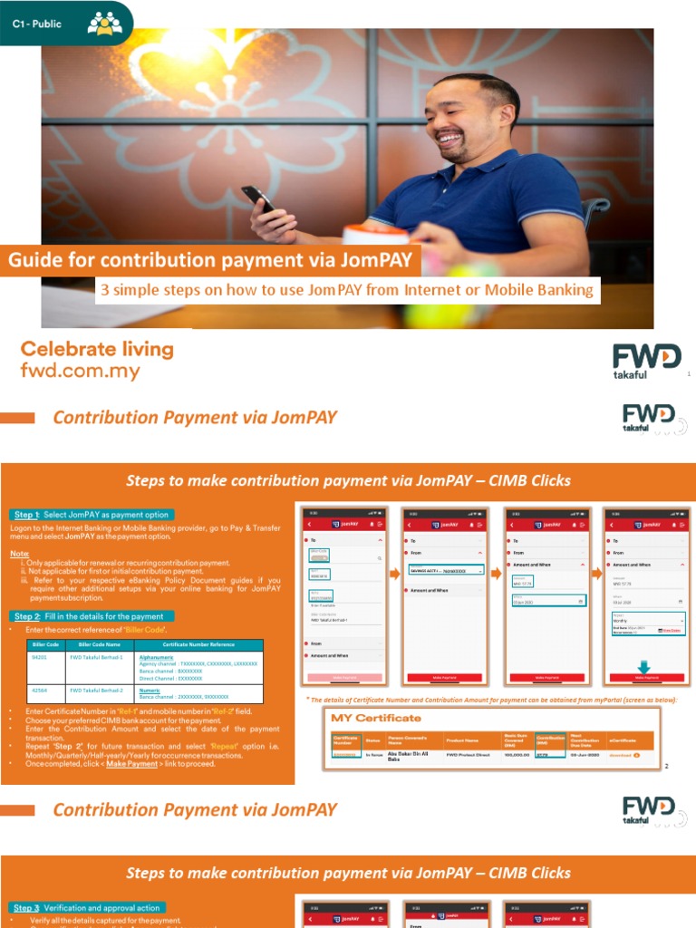 Guide For Contribution Payment Via Jompay: 3 Simple Steps On How To Use ...
