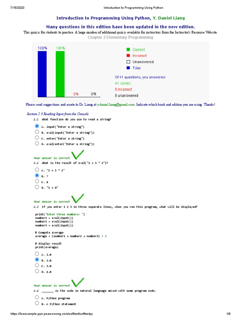 Test 1 Answers Pypy Pdf Parameter Computer Programming Notation