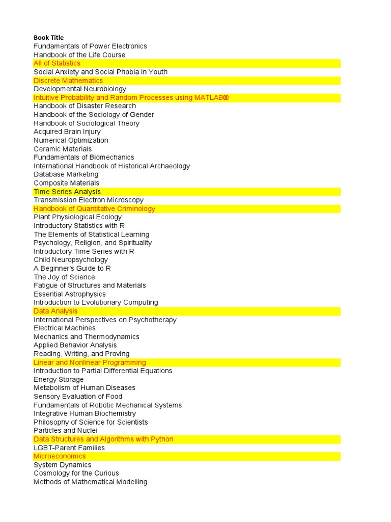 All of Statistics Discrete Mathematics Intuitive Probability and Random Processes Using MATLAB ...