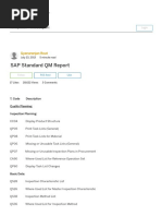 Sap Quality Management Master Data Tables | PDF | Data | Quality Management