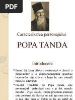 Caracterizarea Lui Lefter Popescu | PDF