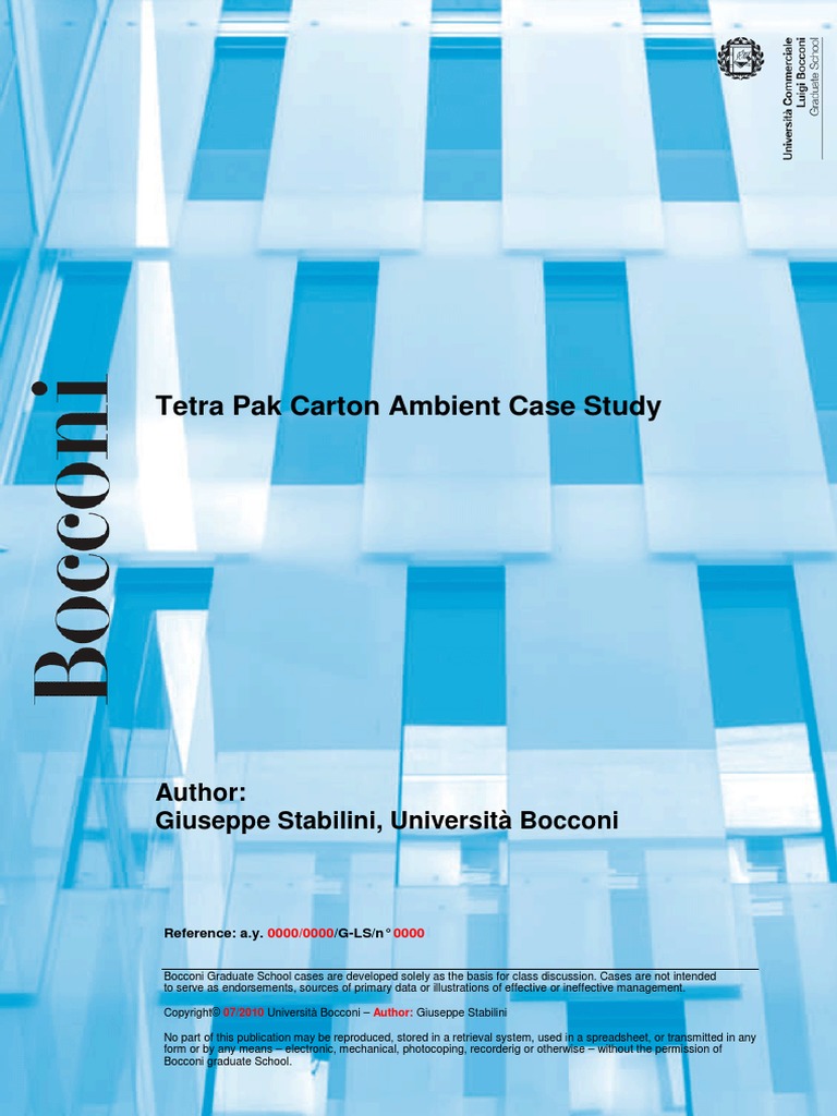 2 - Tetra Pak Case History | PDF | Supply Chain | Economies