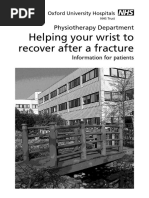 Hand Therapy: Thumb Exercise Guide | PDF | Hand | Thumb